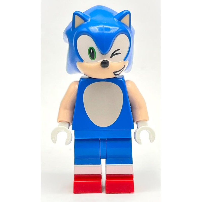 LEGO Set fig-014175 Sonic the Hedgehog, Light Nougat Face, Green Eyes ...