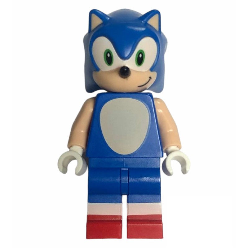 LEGO Set fig-014177 Sonic the Hedgehog, Light Nougat Face, Green Eyes ...