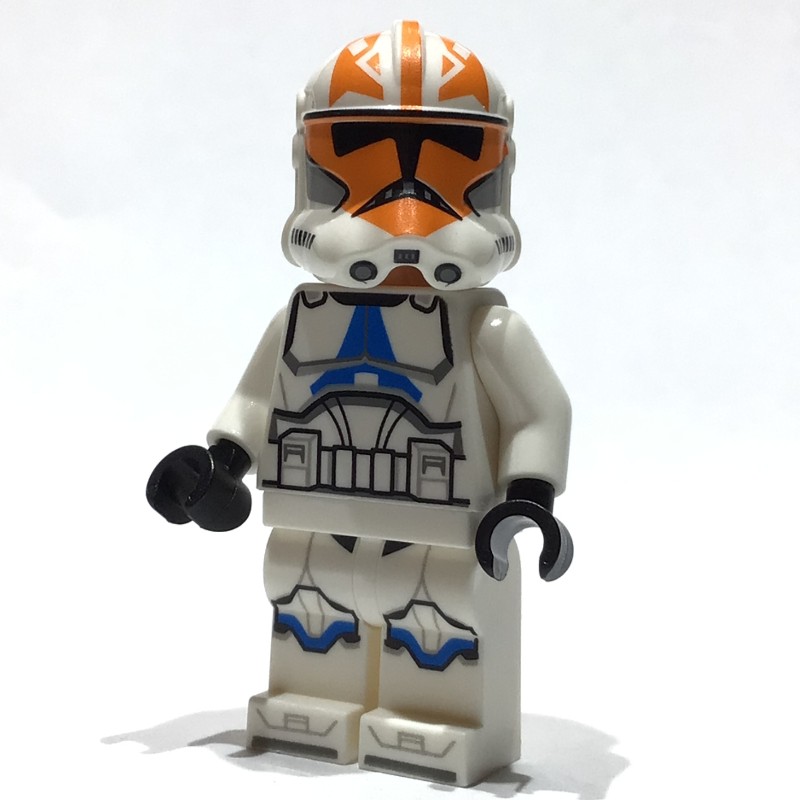 LEGO Set fig-014194 Clone Trooper, 332nd Company, Orange Markings ...