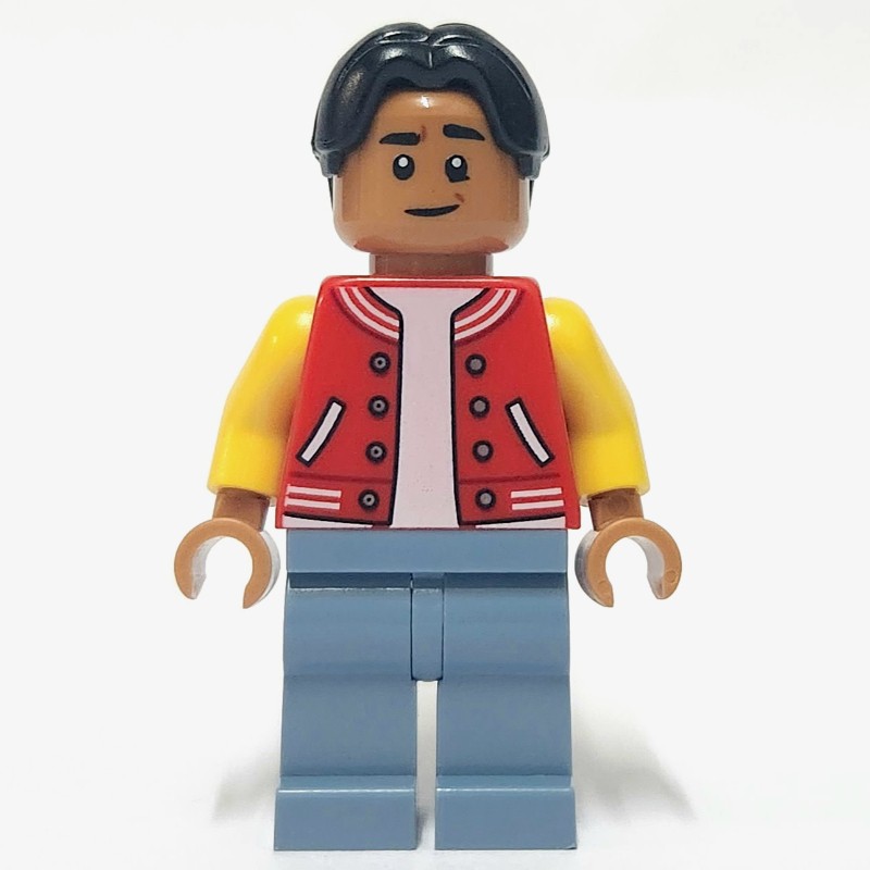 LEGO Set fig-014224 Ned Leeds, Red Letterman Jacket | Rebrickable - Build with LEGO