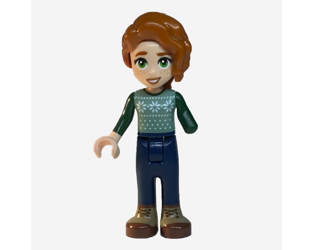 LEGO Set fig-014282 Autumn - Sand Green Sweater, Dark Blue Pants ...