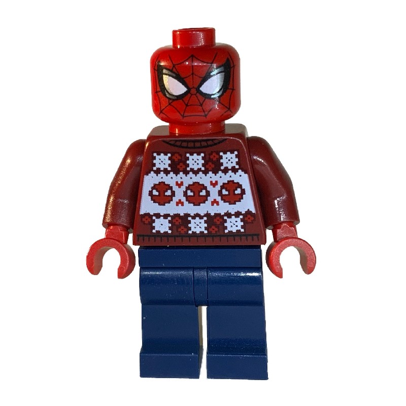 LEGO Set fig-014286 Spider-Man, Ugly Christmas Sweater | Rebrickable ...