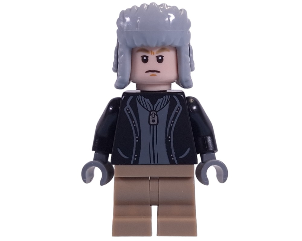 LEGO Set fig-014303 Draco Malfoy - Black Jacket, Light Bluish Grey ...