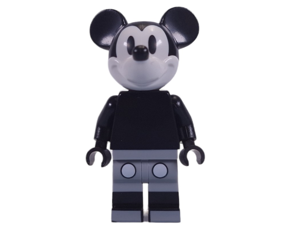 LEGO Set fig-014328 Mickey Mouse - Black & White | Rebrickable - Build ...