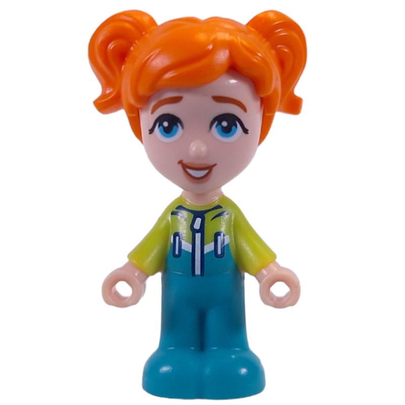 LEGO Set fig-014330 Ella - Lime/Dark Turquoise Ski Suit | Rebrickable ...