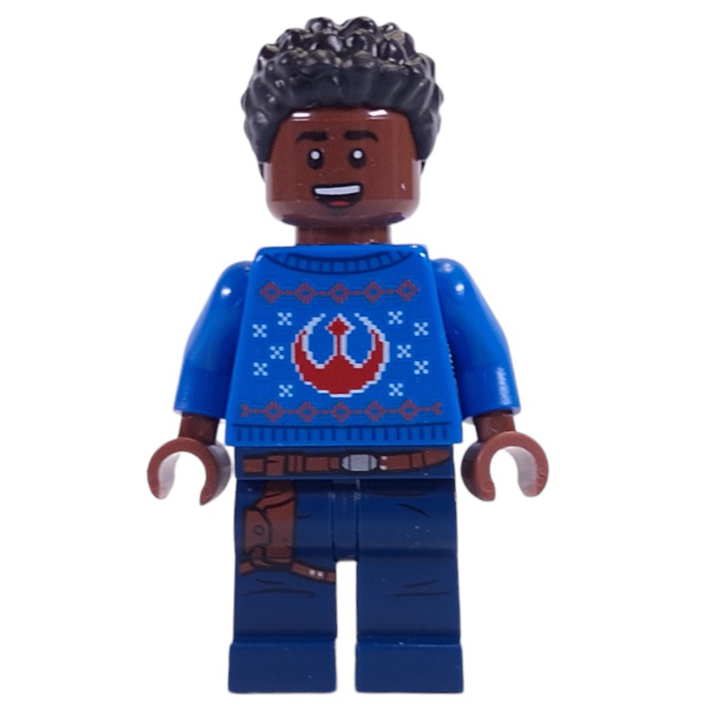 LEGO Set fig-014377 Finn - Ugly Christmas Sweater | Rebrickable - Build ...