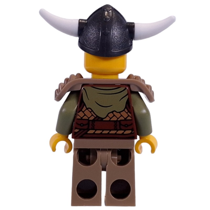 LEGO Set fig-014396 Viking, Reddish Brown Shirt, Shoulder Guards ...