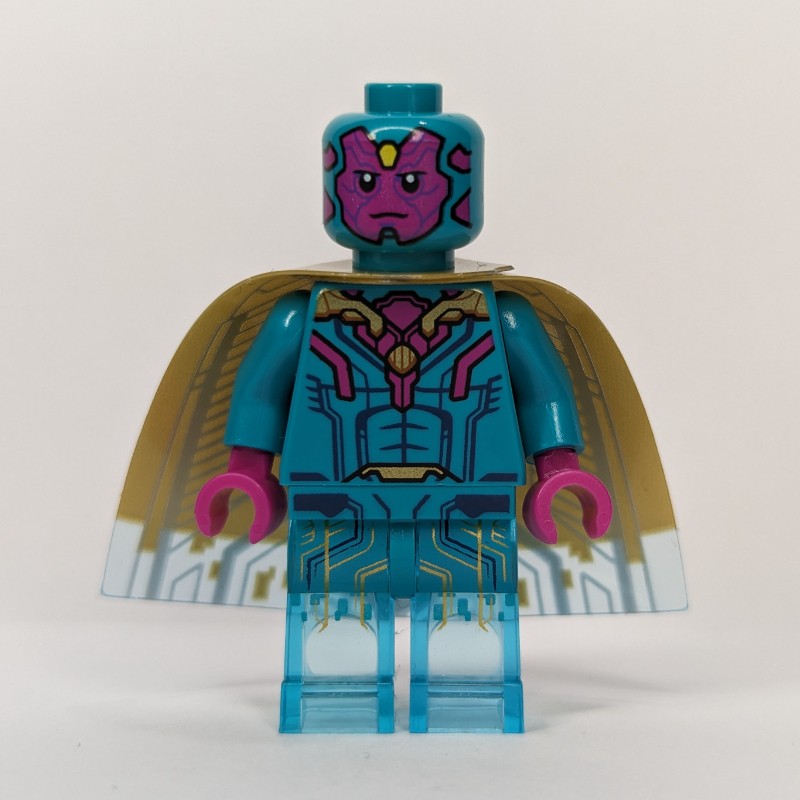 LEGO Set fig-014439 Vision, Tran-Light Blue Legs | Rebrickable - Build ...