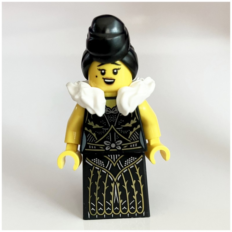 LEGO Set fig-014479 Passenger, Black Dress, Furr Collar | Rebrickable ...