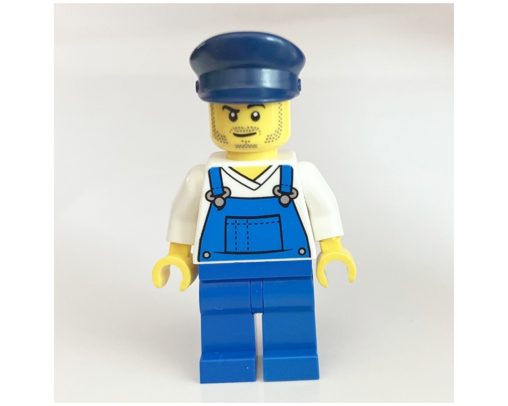 LEGO Set fig-014481 Train Driver, Blue Overall | Rebrickable - Build ...