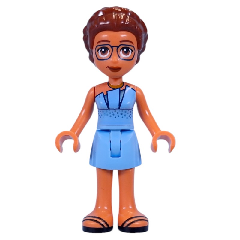 LEGO Set fig-014514 Olivia - Adult, Medium Azure Dress | Rebrickable ...