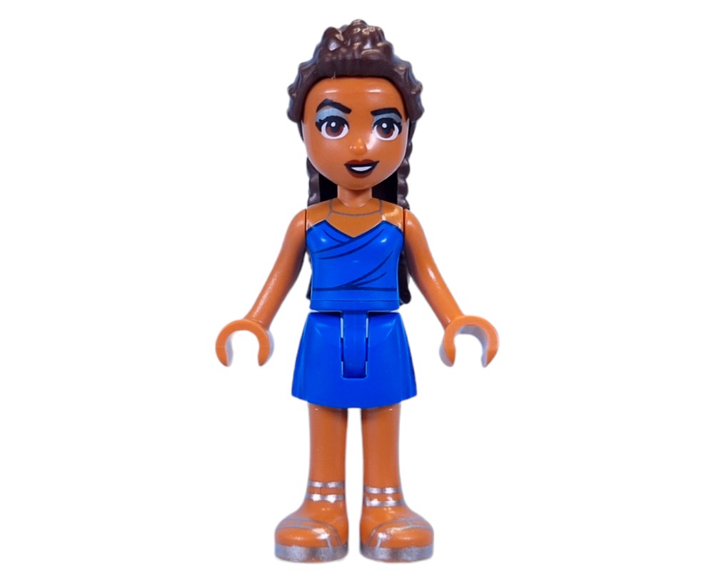 LEGO Set fig-014519 Andrea - Adult, Dark Blue Dress | Rebrickable ...