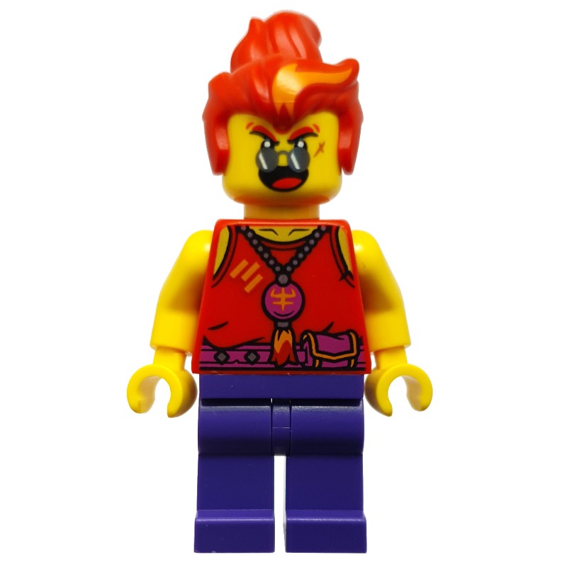 LEGO Set fig-014544 Red Son, Plain Legs | Rebrickable - Build with LEGO