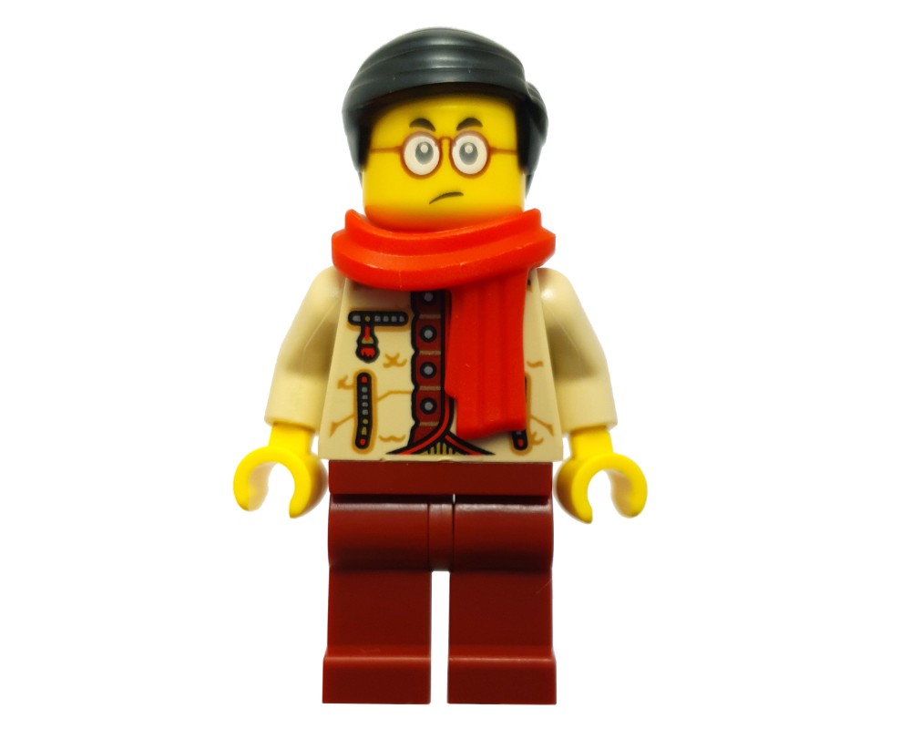 LEGO Set fig-014552 Mr. Tang, Tan Torso, Dark Red Legs | Rebrickable ...