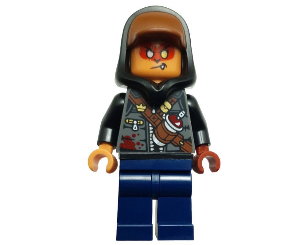 LEGO Set fig-014554 Evil Macaque, Cap and Hood | Rebrickable - Build ...