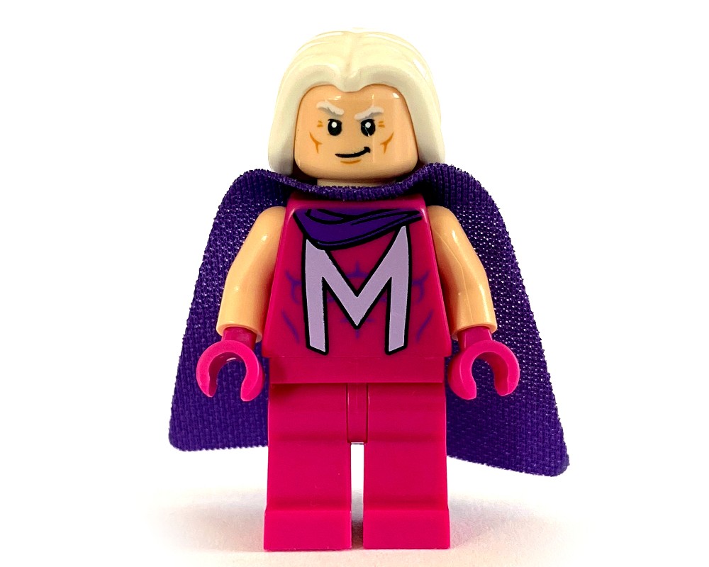 LEGO Set fig-014571 Magneto, Magenta Outfit | Rebrickable - Build with LEGO