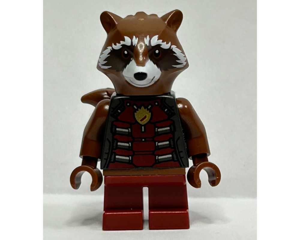 LEGO Set fig-014598 Rocket Raccoon, Reddish Brown Arms | Rebrickable ...