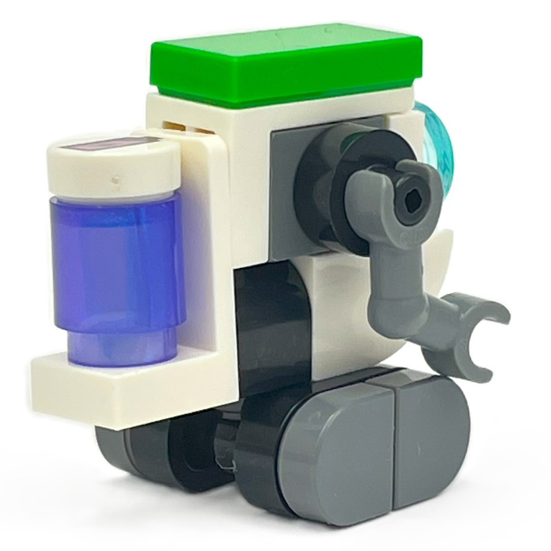 LEGO Set fig-014635 Robot, Opal Trans-Purple Battery Pack | Rebrickable ...