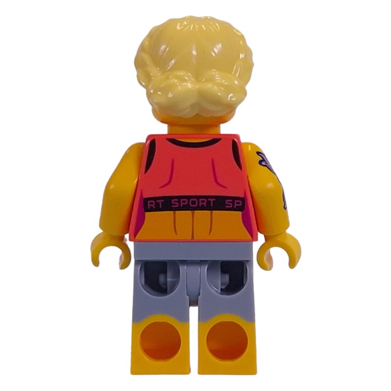 LEGO Set fig-014649 Fitness Instructor | Rebrickable - Build with LEGO