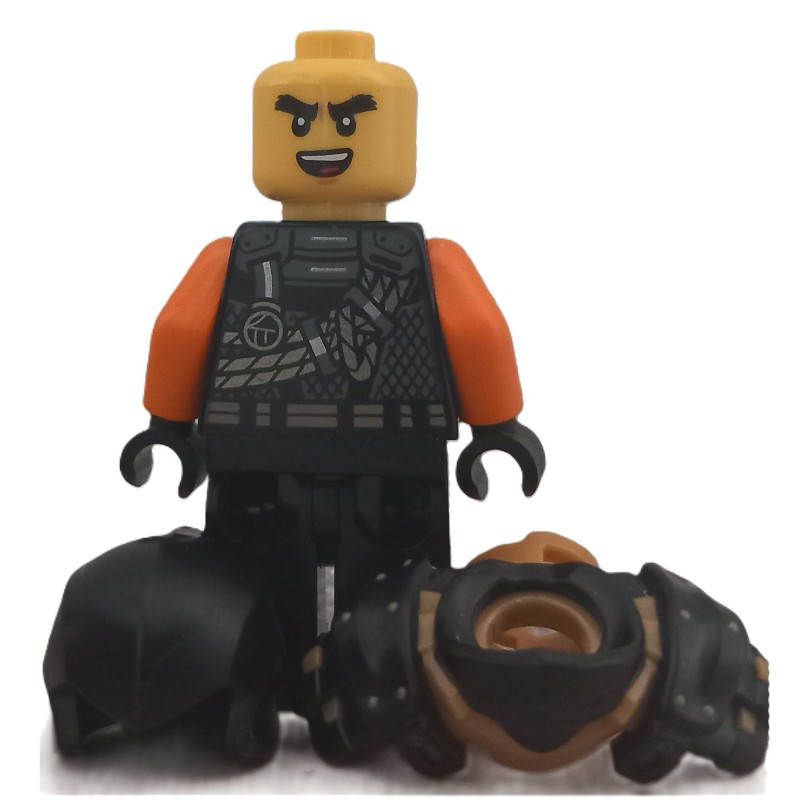 LEGO Set fig-014778 Cole, Heavy Shoulder Guards | Rebrickable - Build ...