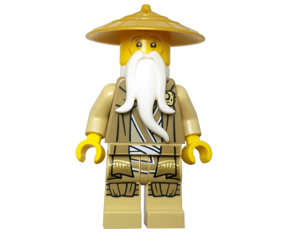 LEGO Set fig-014797 Master Wu, Dark Tan Robe | Rebrickable - Build with ...