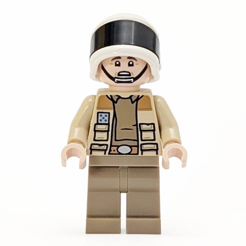 LEGO Set fig-014805 Captain Antilles, Dark Tan Undershirt, Dual Sided ...