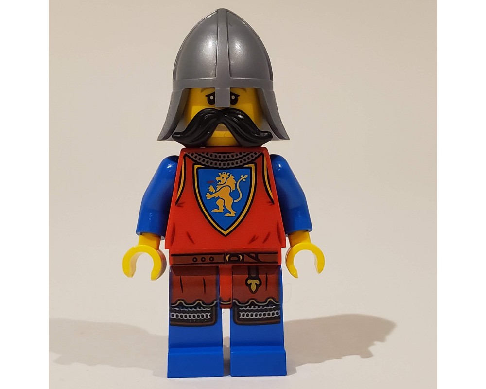 LEGO Set fig-014811 Knight, Black Moustache | Rebrickable - Build with LEGO