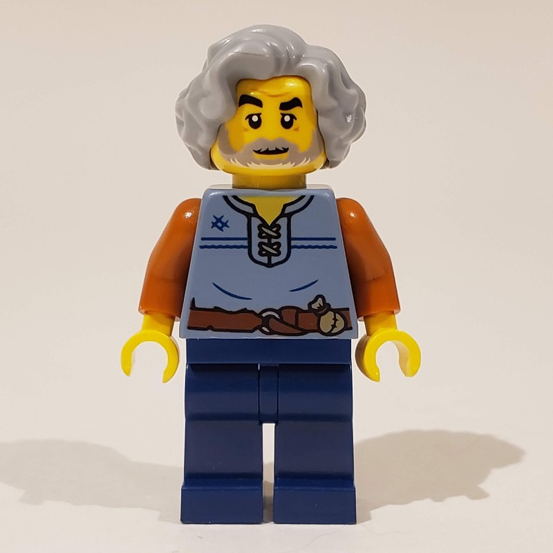 LEGO Set fig-014813 Weaver, Sand Blue Torso, Dark Blue Legs ...