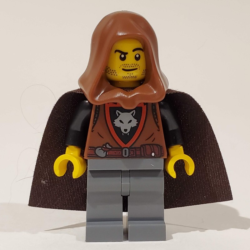 LEGO Set fig-014815 Wolfpack, Reddish Brown Torso, Dark Bluish Grey Legs, Hood | Rebrickable ...
