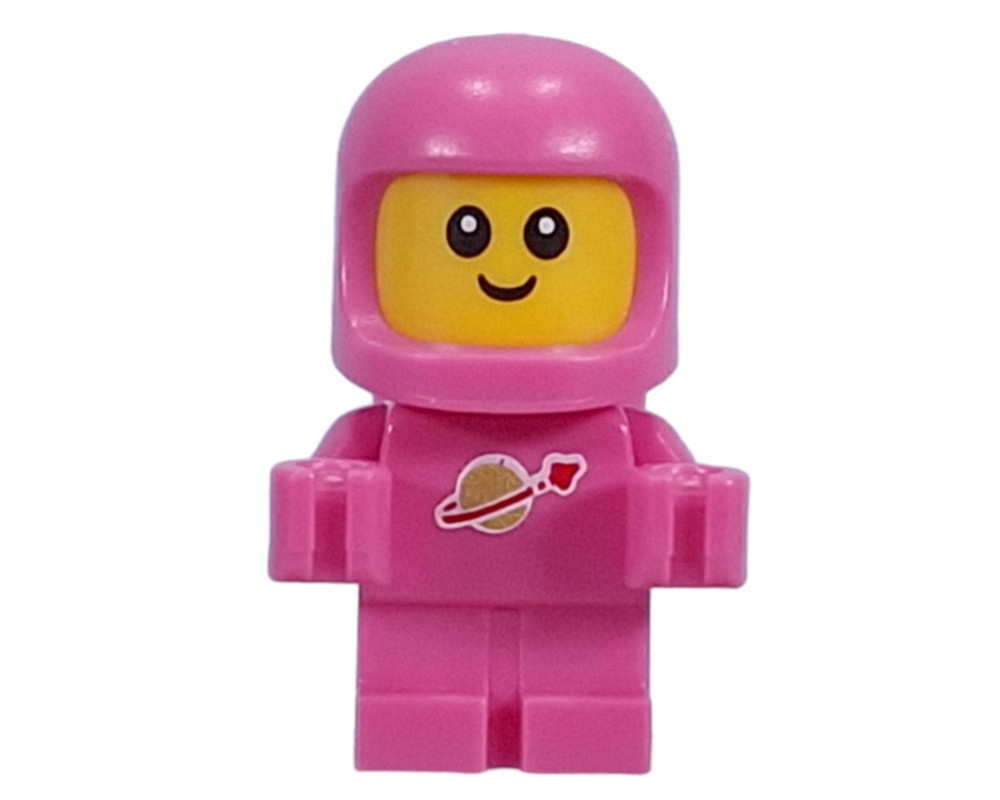 LEGO Set fig-014955 Classic Space Baby, Dark Pink, White Pupils ...