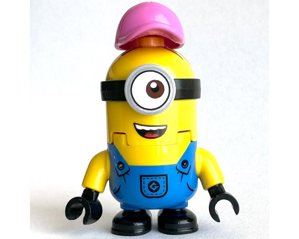 LEGO Set fig-014976 Minion Mel, Dark Pink Cap | Rebrickable - Build ...