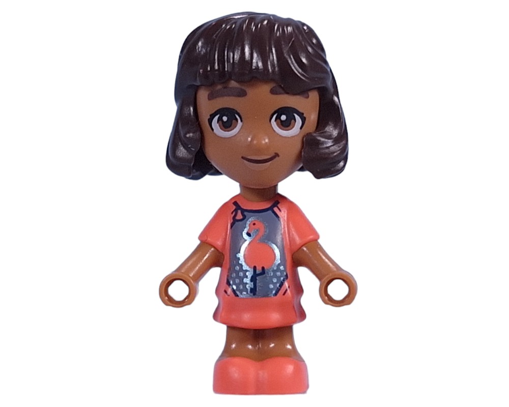 LEGO Set fig-015034 Alba - Coral Dress | Rebrickable - Build with LEGO