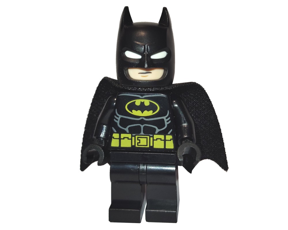 LEGO Set fig-015074 Batman, Black Suit, Black Cape and Cowl, Yellow ...