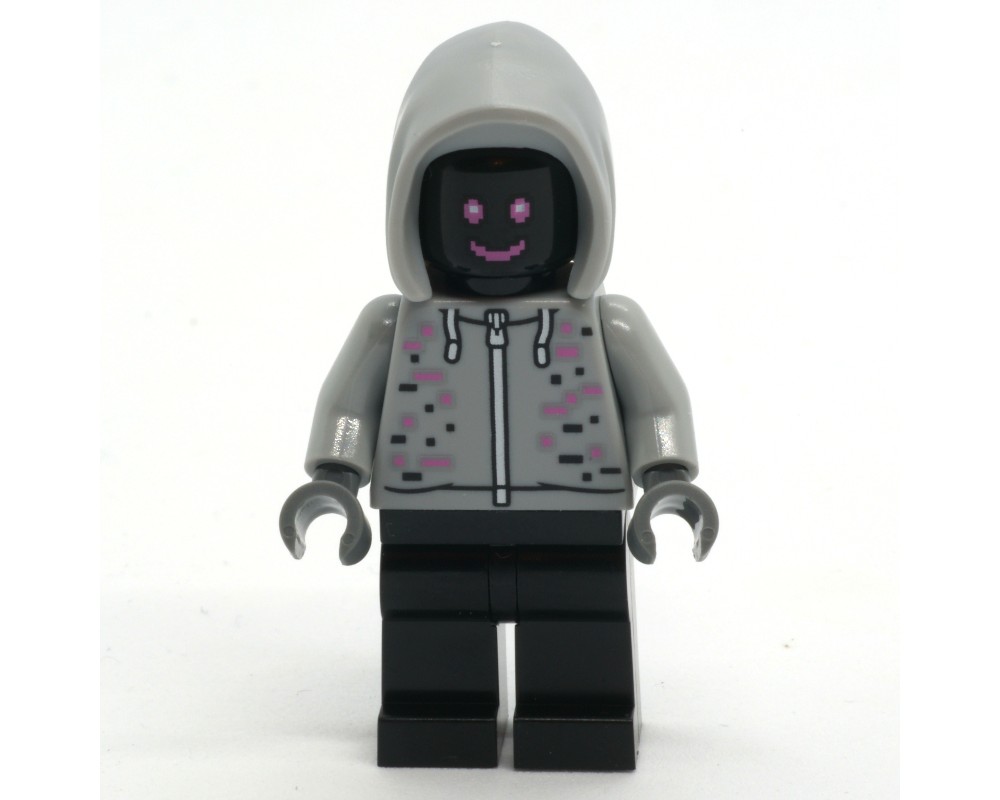 LEGO Set fig-015208 Robot, Light Bluish Gray Hoodie, Black Legs ...