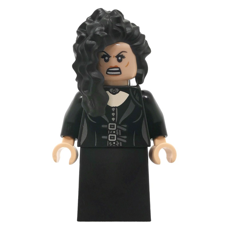 LEGO Set fig-015233 Bellatrix Lestrange, Black Dress with Buckles ...