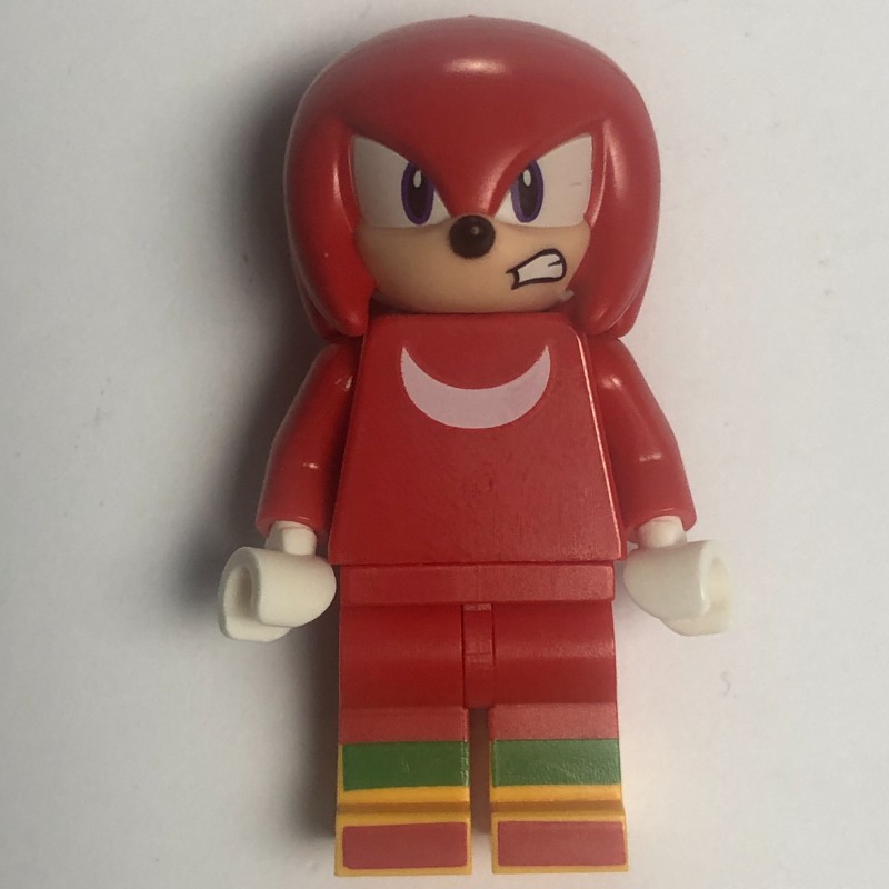 LEGO Set fig-015299 Knuckles, Open Mouth | Rebrickable - Build with LEGO