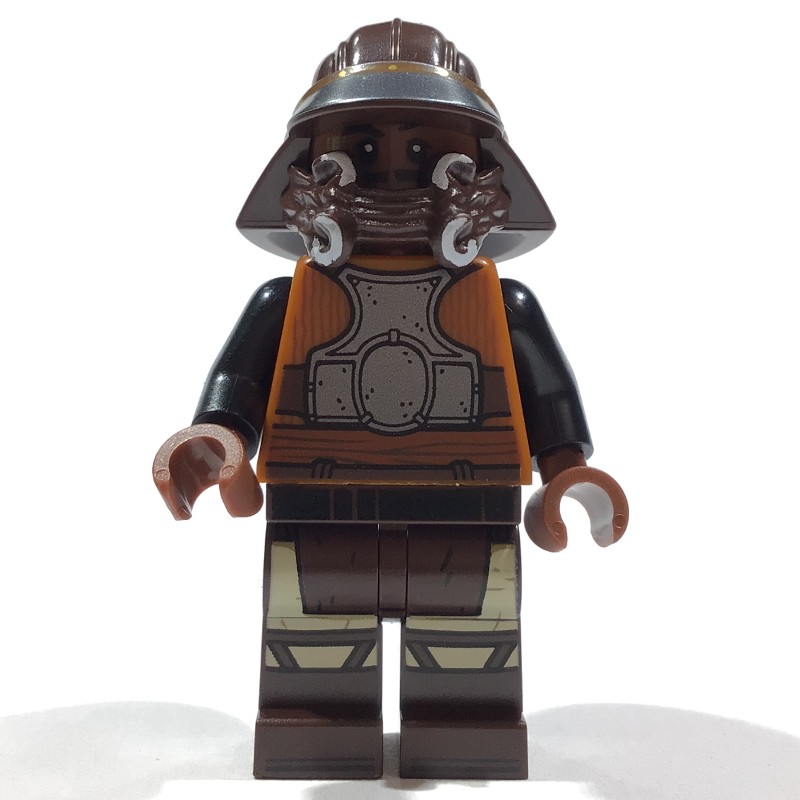 LEGO Set fig-015306 Lando Calrissian, Skiff Guard Disguise, Dark Brown ...