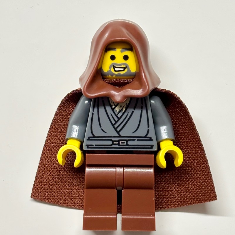 LEGO Set fig-015324 Jedi Bob, Reddish Brown | Rebrickable - Build with LEGO