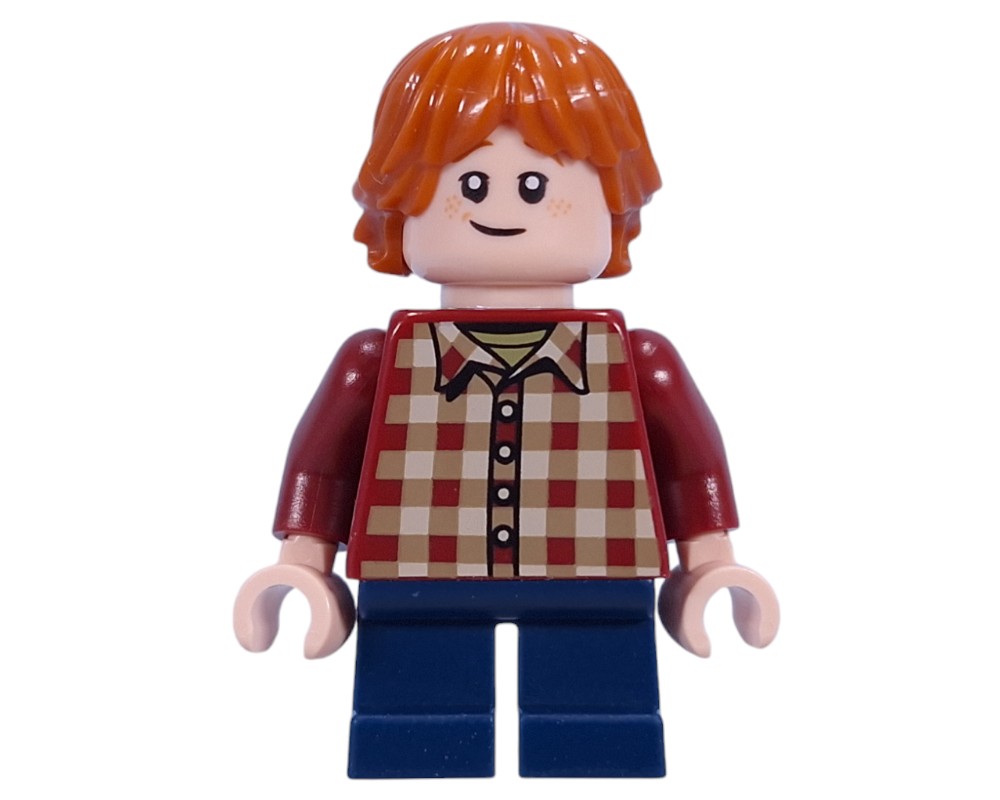LEGO Set fig-015482 Ron Weasley, Dark Red Shirt, Dark Blue Short Legs ...