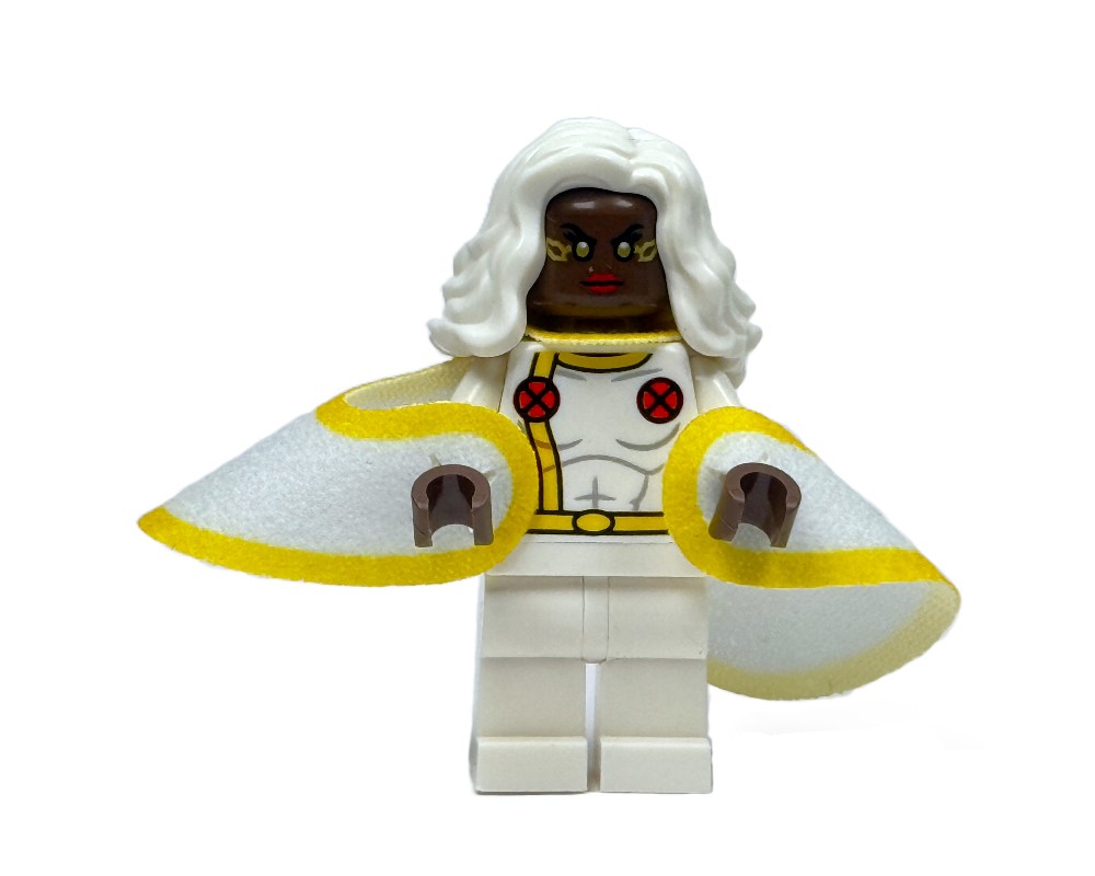 LEGO Set fig-015604 Storm, White Suit, Umber Brown Head | Rebrickable ...