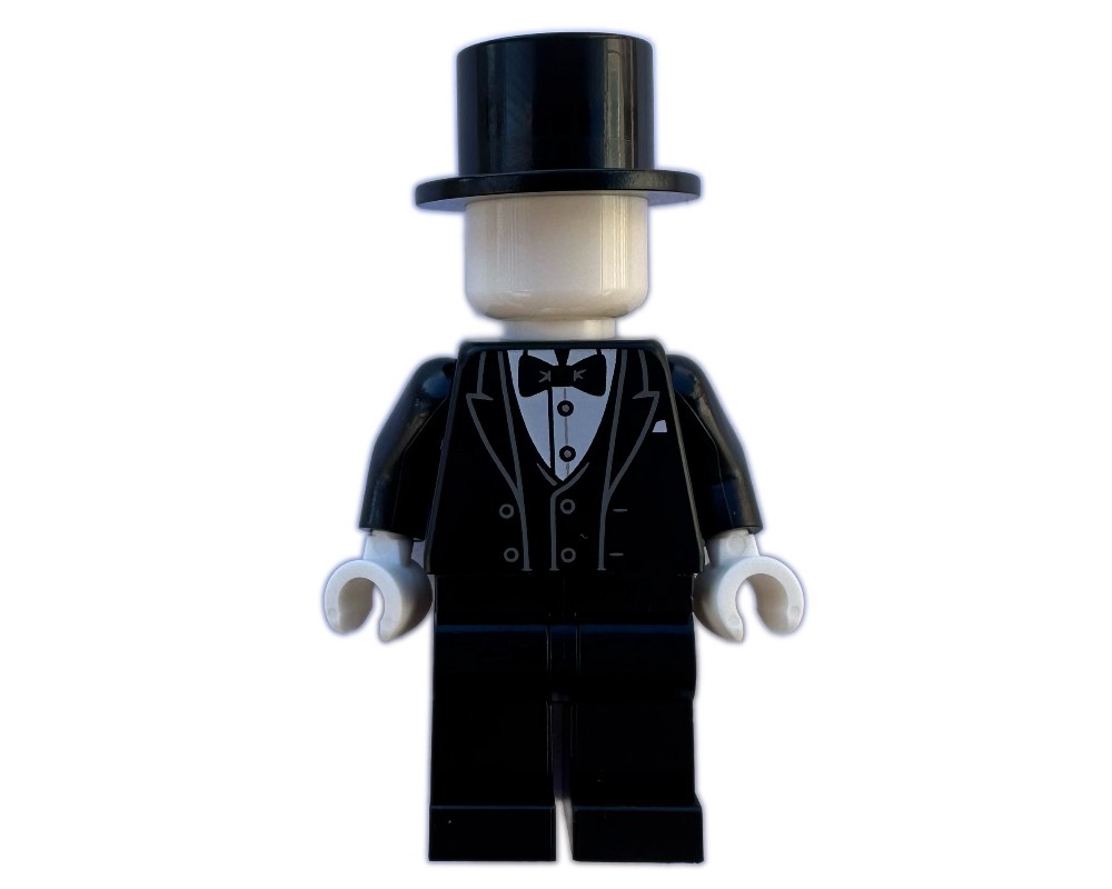 LEGO Set fig-015863 Mannequin, Black Tuxedo | Rebrickable - Build with LEGO