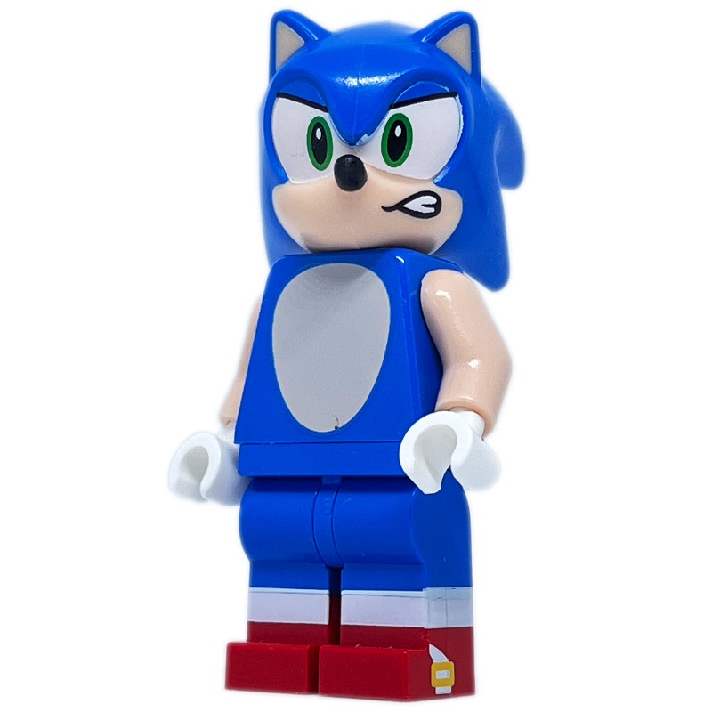LEGO Set fig-015869 Sonic the Hedgehog, Smirk | Rebrickable - Build ...