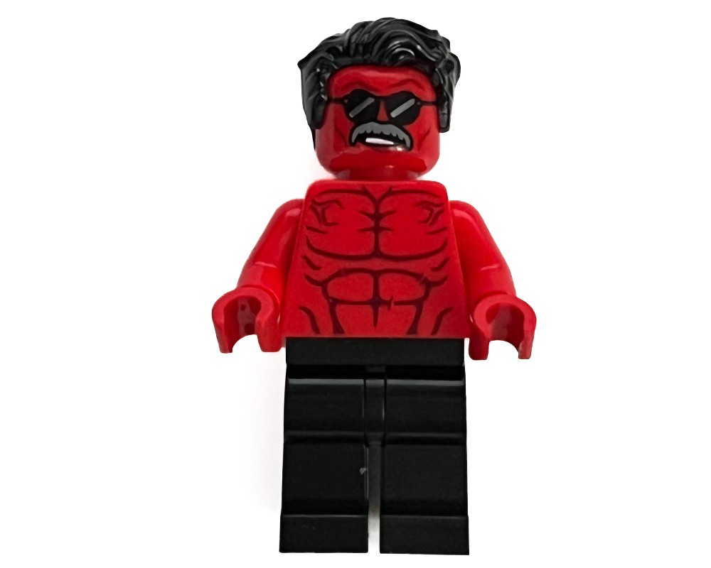 LEGO Set fig-015923 Red Hulk | Rebrickable - Build with LEGO