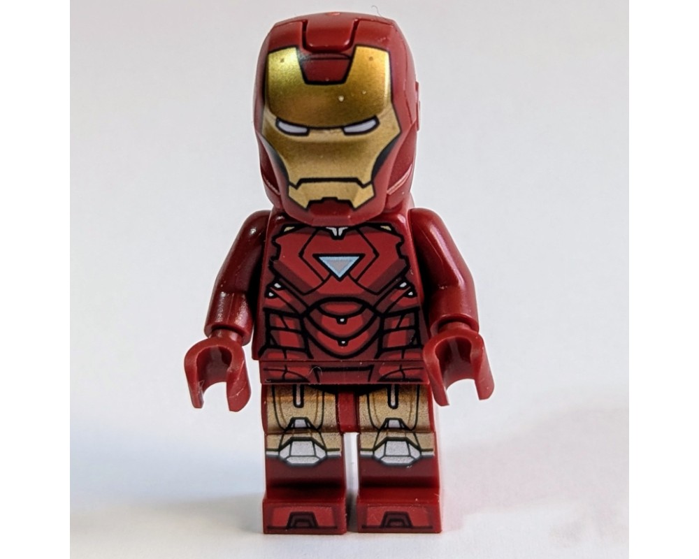 LEGO Set fig-015926 Iron Man Mark 6 Armor, HUD on Face | Rebrickable ...