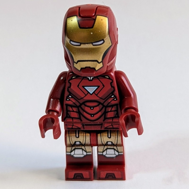 LEGO Set fig-015926 Iron Man Mark 6 Armor, HUD on Face | Rebrickable ...