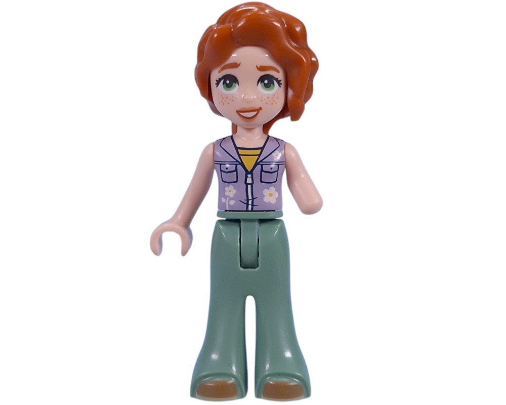 LEGO Set fig-015965 Autumn - Lavender Top, Sand Green Pants, Flower ...