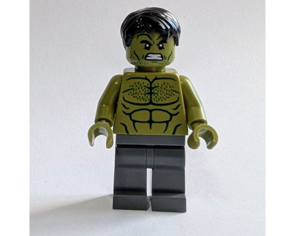 LEGO Set fig-015967 Hulk, Minifig, Dark Bluish Grey Legs | Rebrickable ...