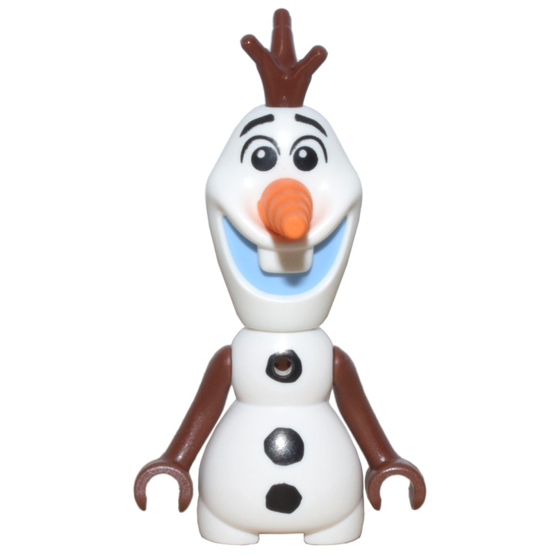 LEGO Set fig-016018 Olaf, Micro-Doll Arms, Stick Hair, Bright Light ...