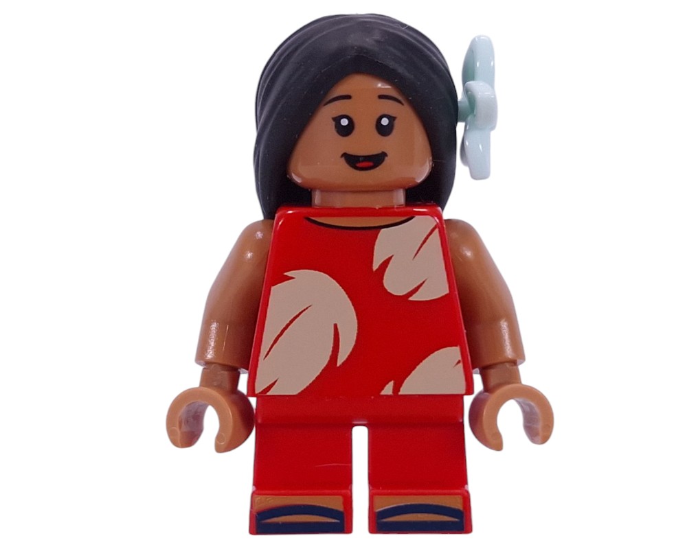 LEGO Set fig-016070 Lilo, Light Aqua Flower | Rebrickable - Build with LEGO