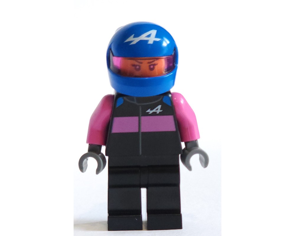 LEGO Set fig-016101 BWT Alpine F1 Driver | Rebrickable - Build with LEGO